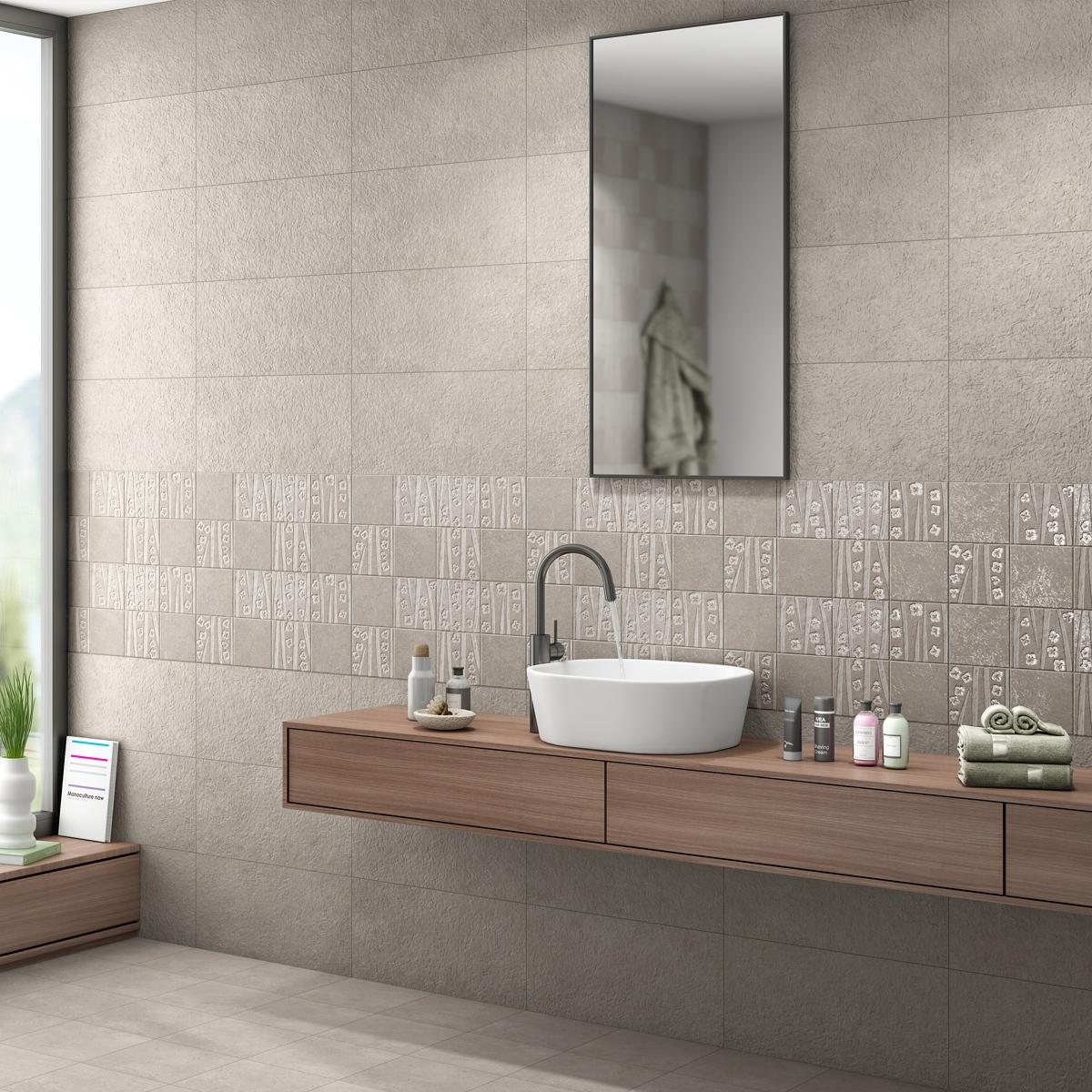 Frolic Ceramic Wall Tile Matt Ash Grey 30X60 cm in Kuwait | Buy Online ...