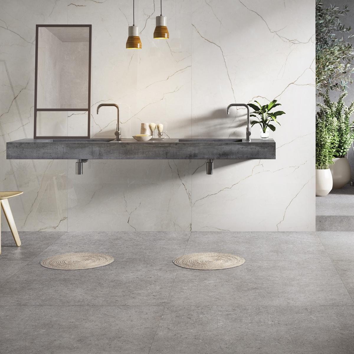 Biophilic Stone Outdoor Tile Grey 60x120 cm in Kuwait | Buy Online ...