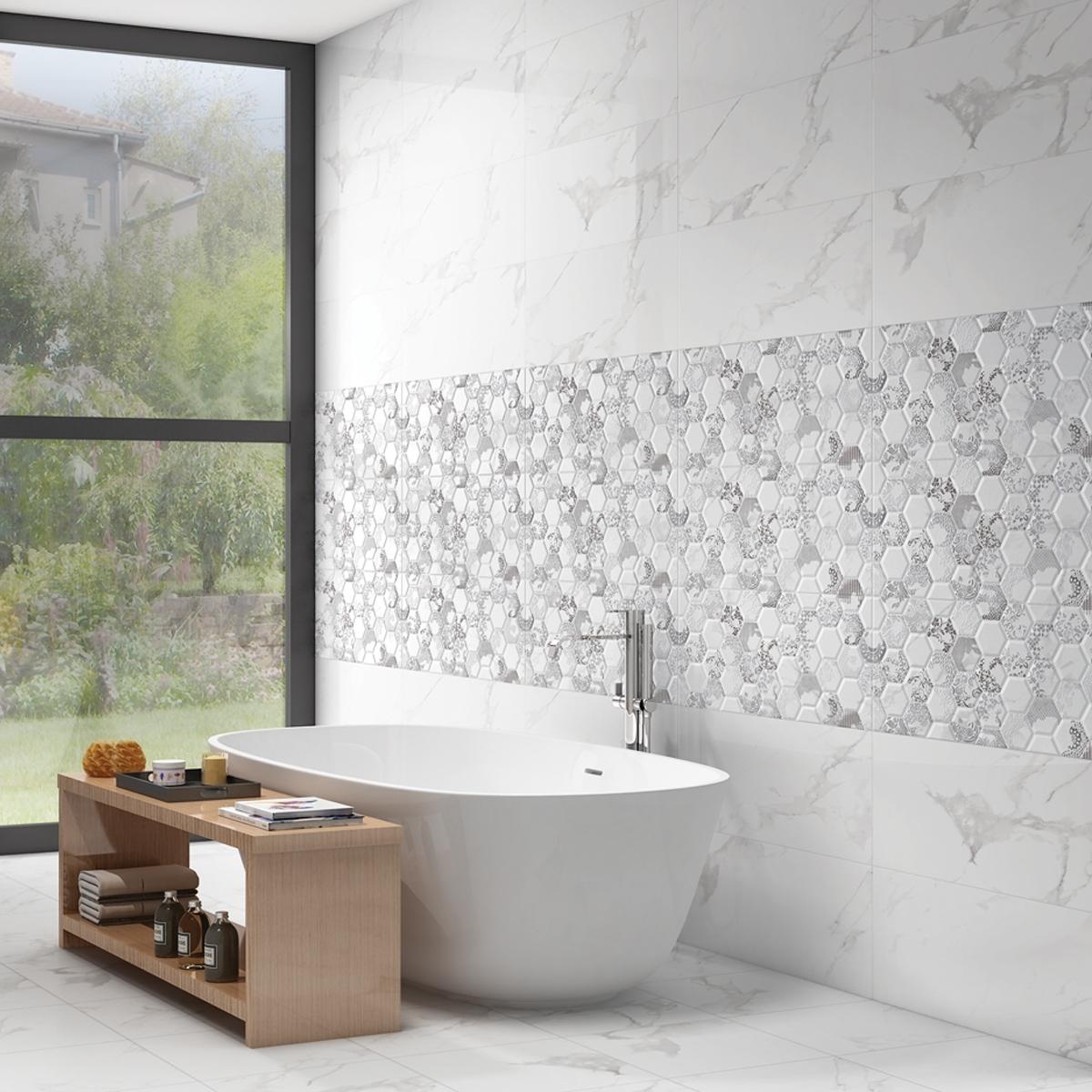 Massa Ceramic Wall Tile Matt White 30X60 cm in Kuwait | Buy Online ...