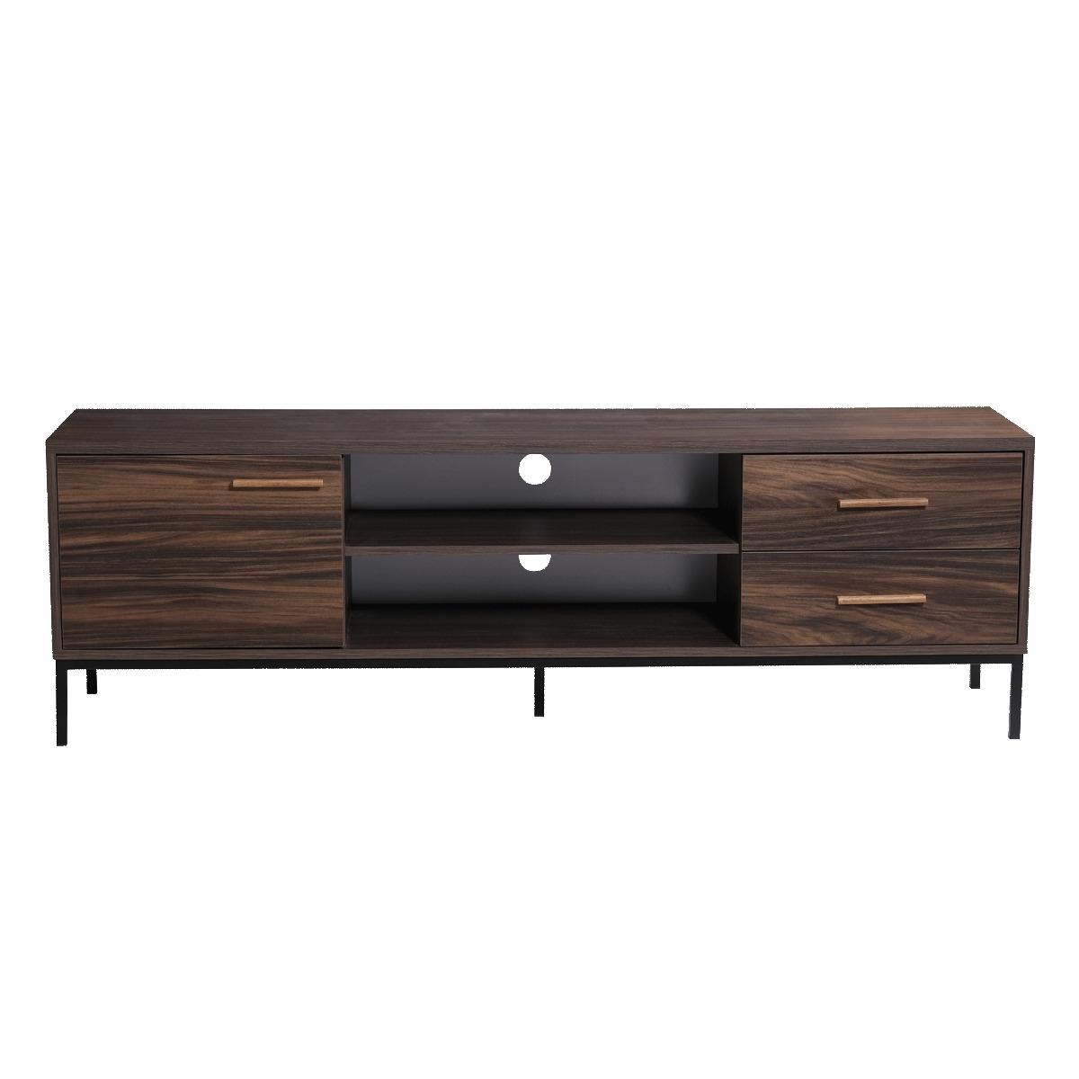 Toby TV Unit Brown/Black in Kuwait | Buy Online | safathome.com