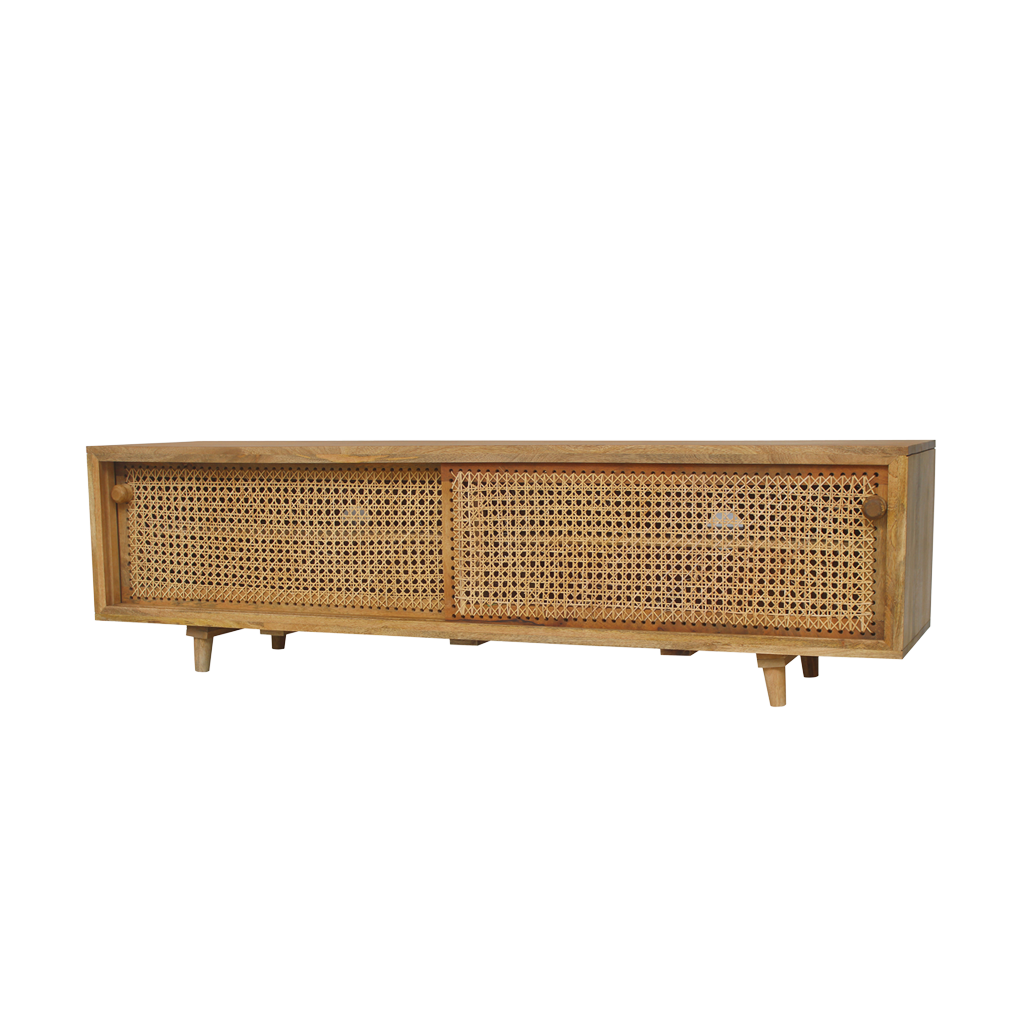 Kris TV Unit Cane/Light Brown in Kuwait | Buy Online | safathome.com
