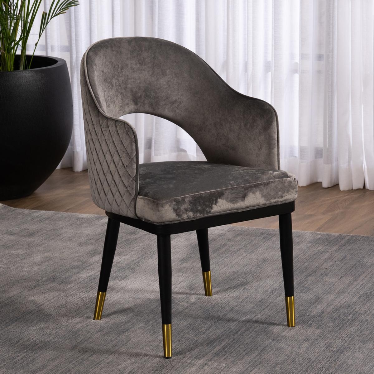 Serena Dining Chair Grey/Black in Kuwait | Buy Online | safathome.com