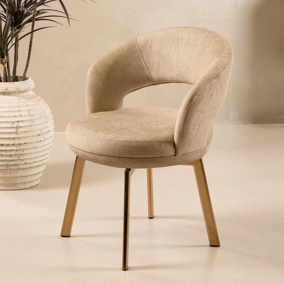 Tania Dining Chair Beige in Kuwait | Buy Online | safathome.com