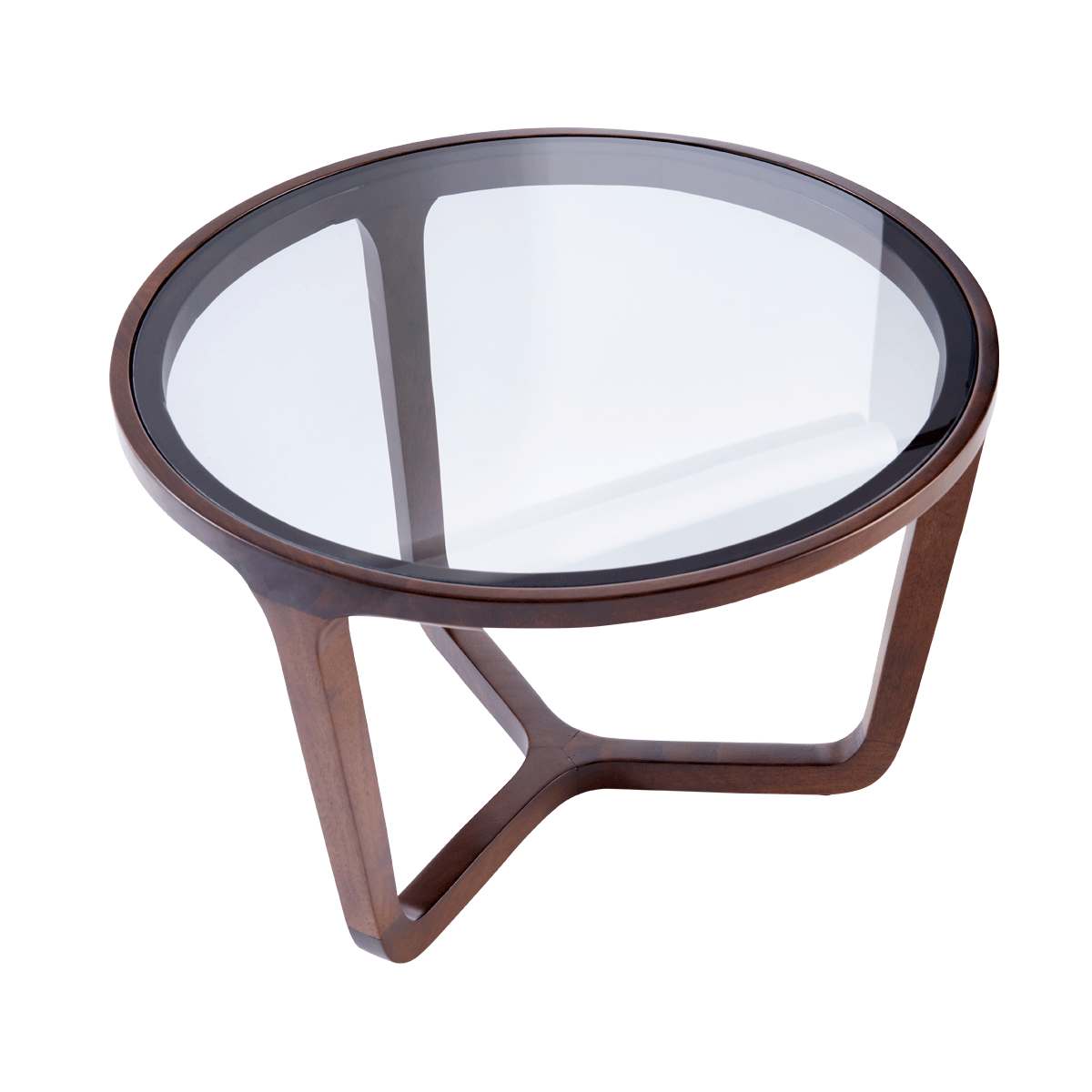 Trio Round Coffee Table Brown in Kuwait | Buy Online | safathome.com