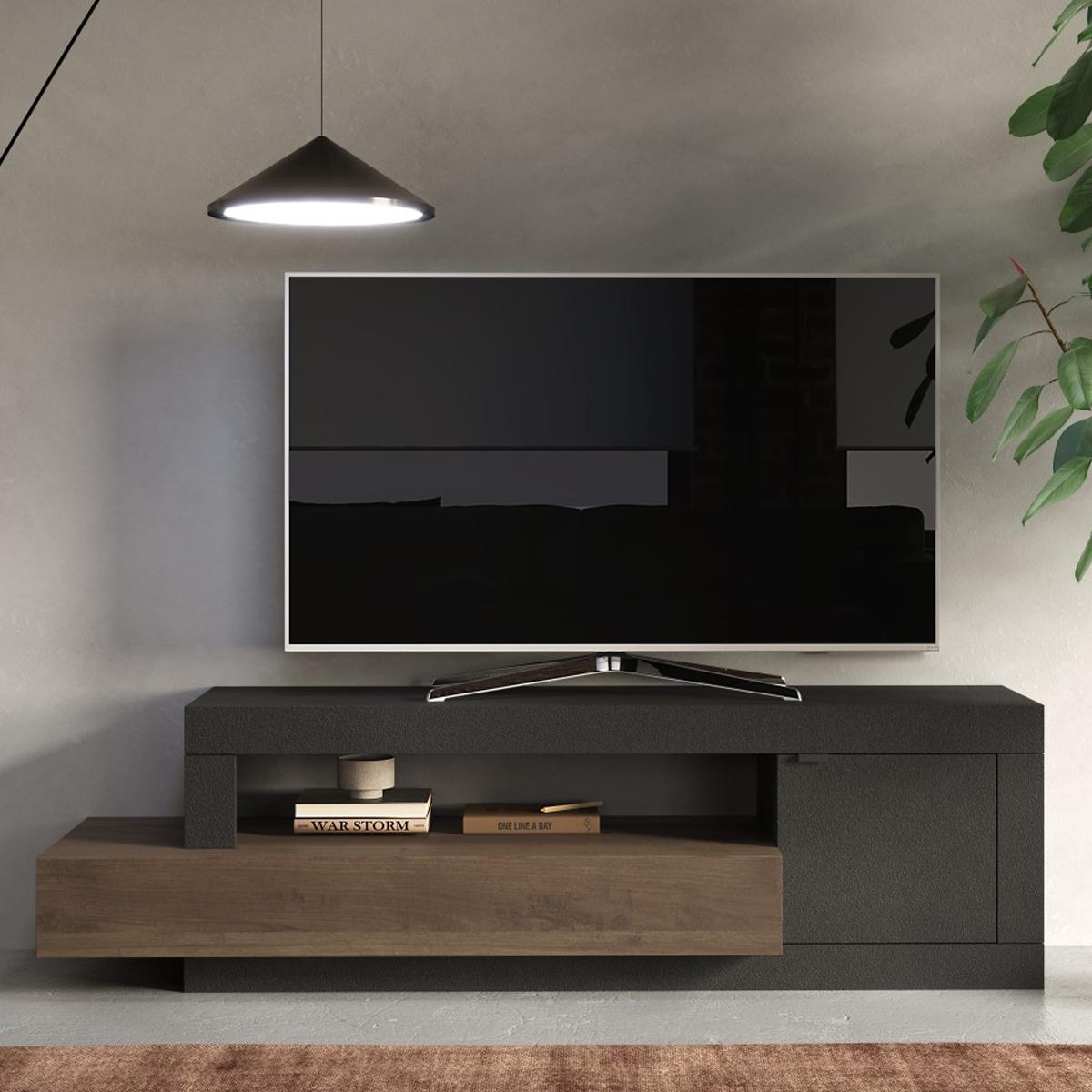 Freedom TV Unit Mercury Oak in Kuwait | Buy Online | safathome.com