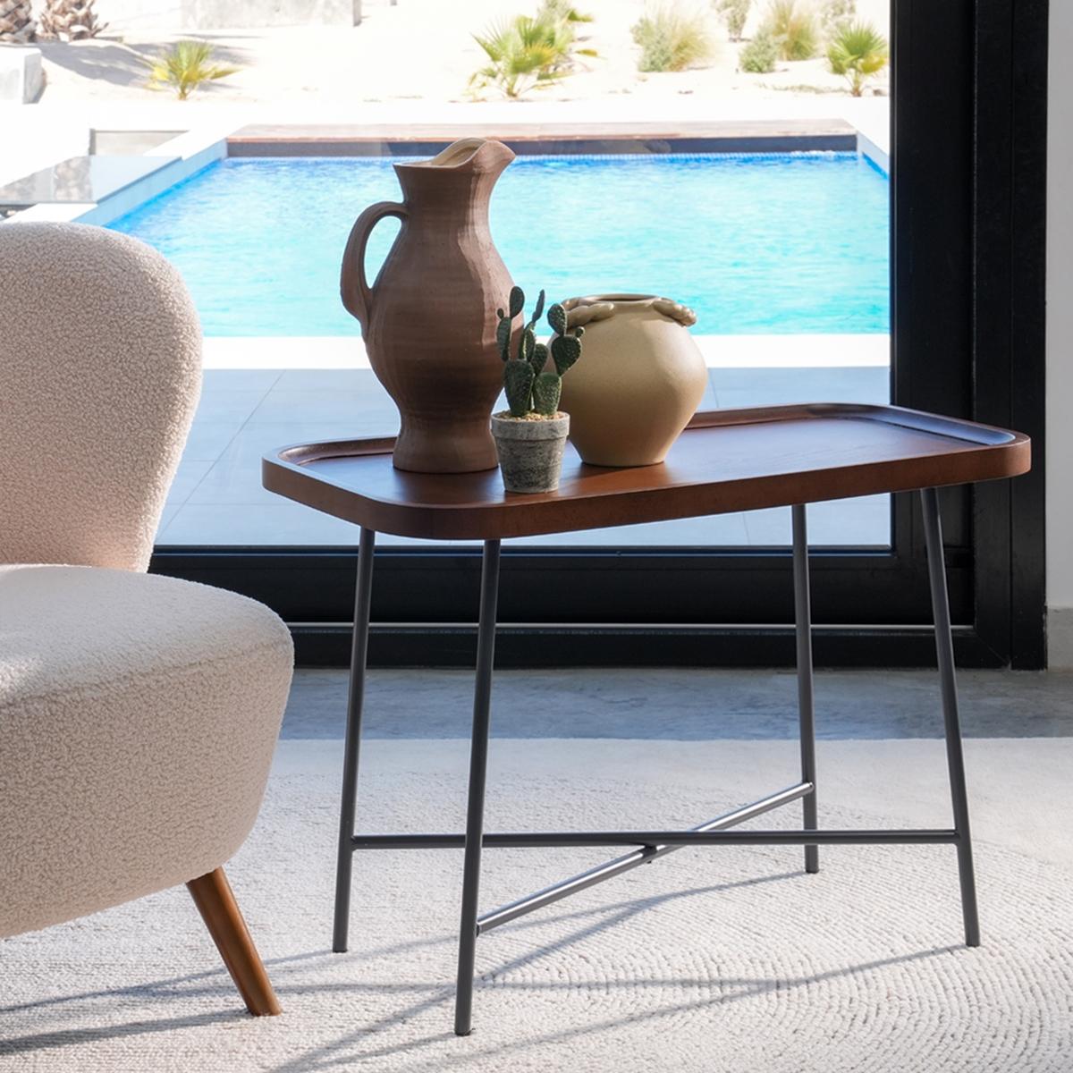 Aras Side Table Natural in Kuwait | Buy Online | safathome.com