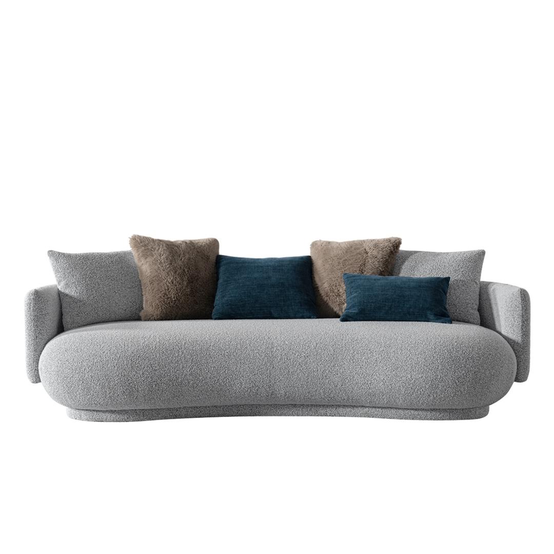 Rivoli 4+3+1+1 Sofa Set Grey in Kuwait | Buy Online | safathome.com