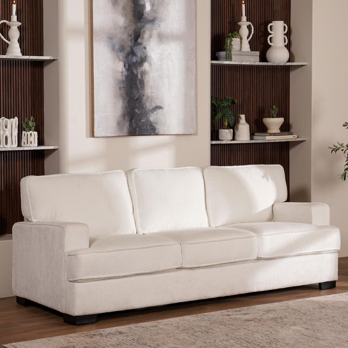 Fiona 3+2+1 Seater Sofa Set Off White in Kuwait | Buy Online ...