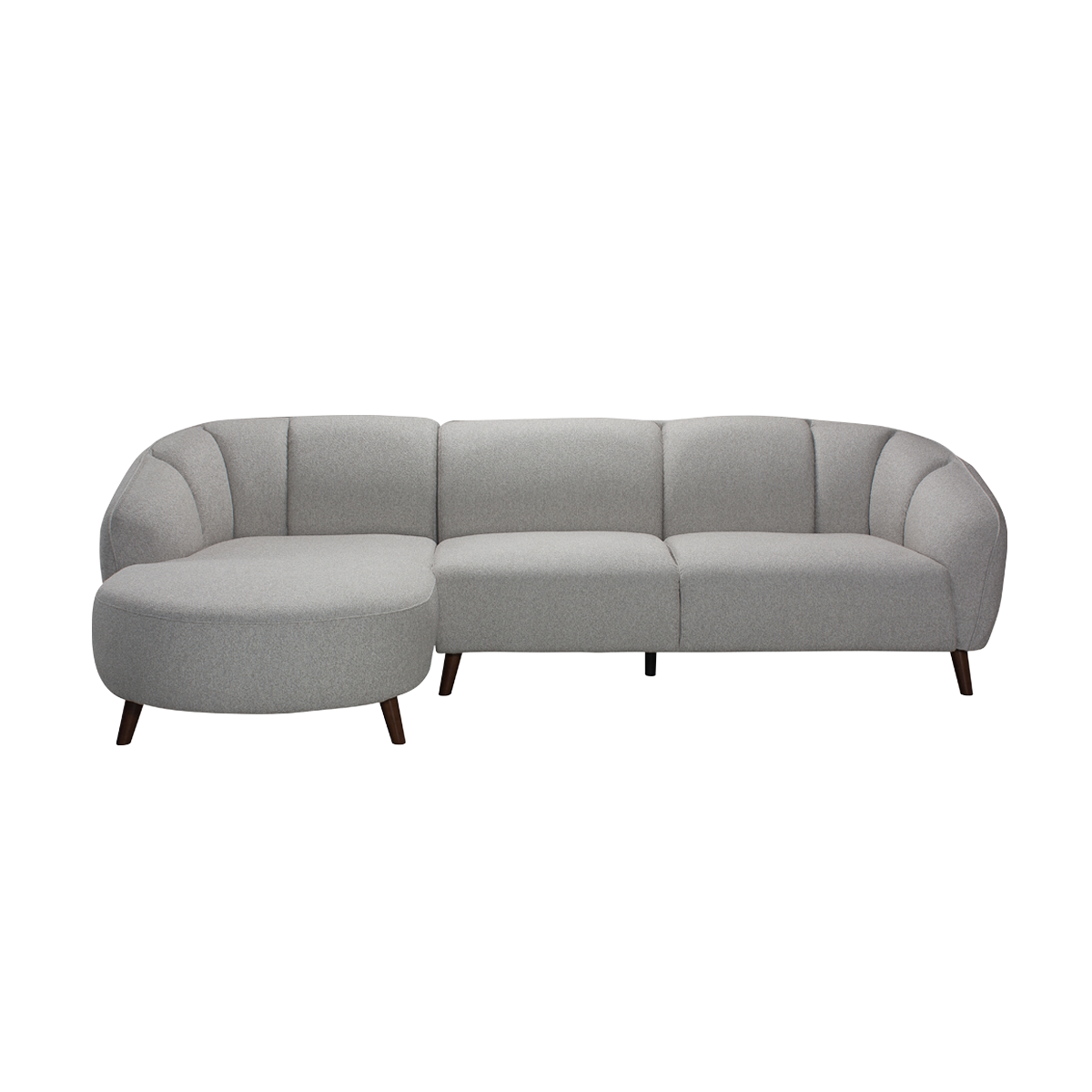 Lin 2-Seater Sofa with Left Chaise Lounge Grey in Kuwait | Buy Online ...