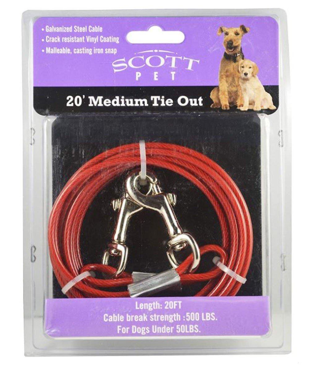 Scott Pet Cable Tie Out Medium 20FT