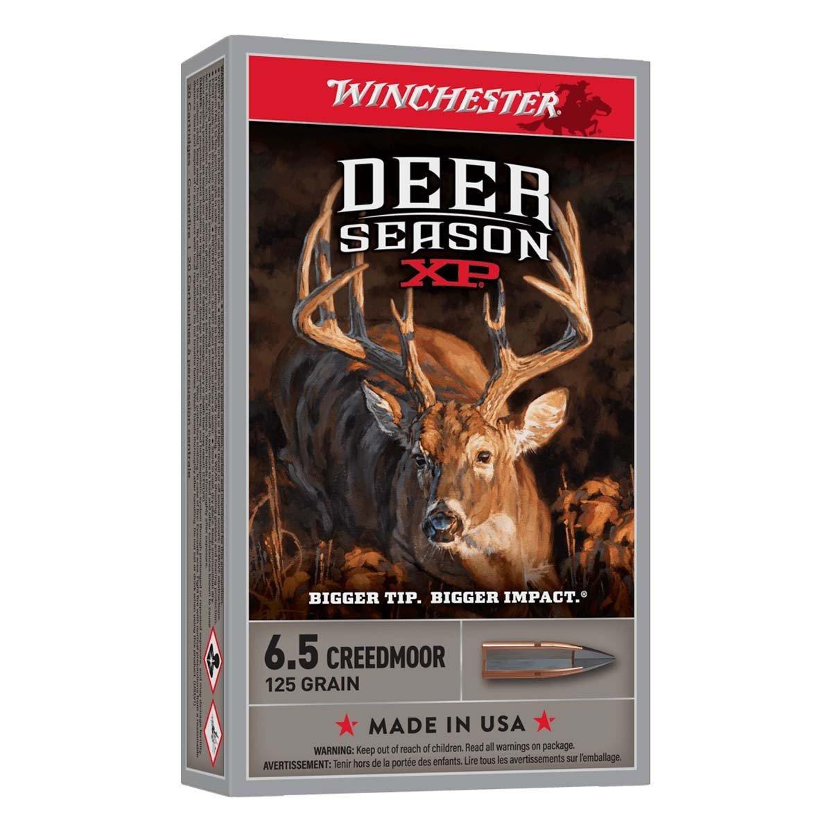 Winchester Deer Season XP 6.5 Creedmoor Rifle Ammunition 20 Round Box