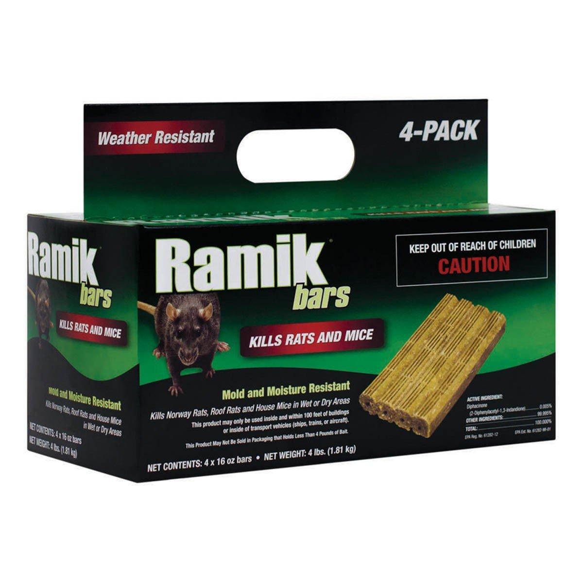 Ramik Fish-Flavored Bait Blocks For Mice and Rats 4 pk