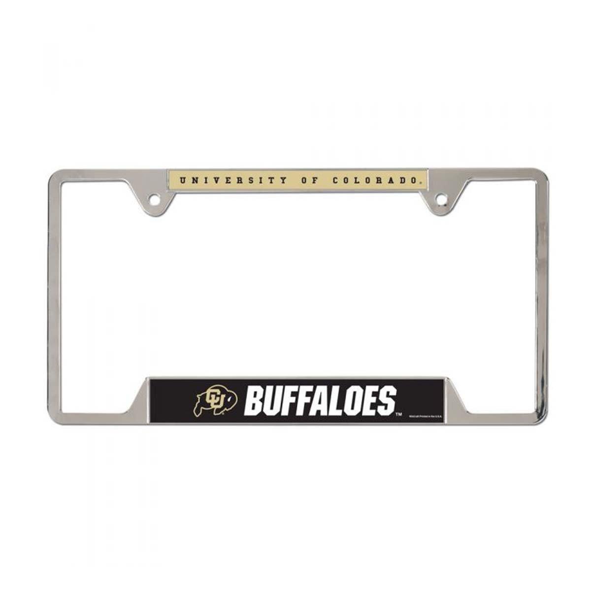 Wincraft Colorado Buffaloes Metal License Plate Frame