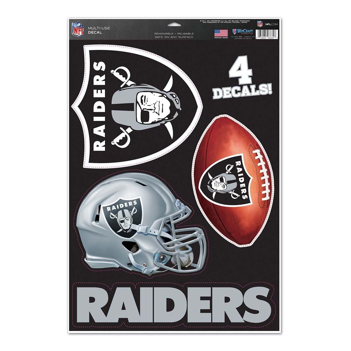 Wincraft Las Vegas Raiders 11"x17" Black Decal Pack