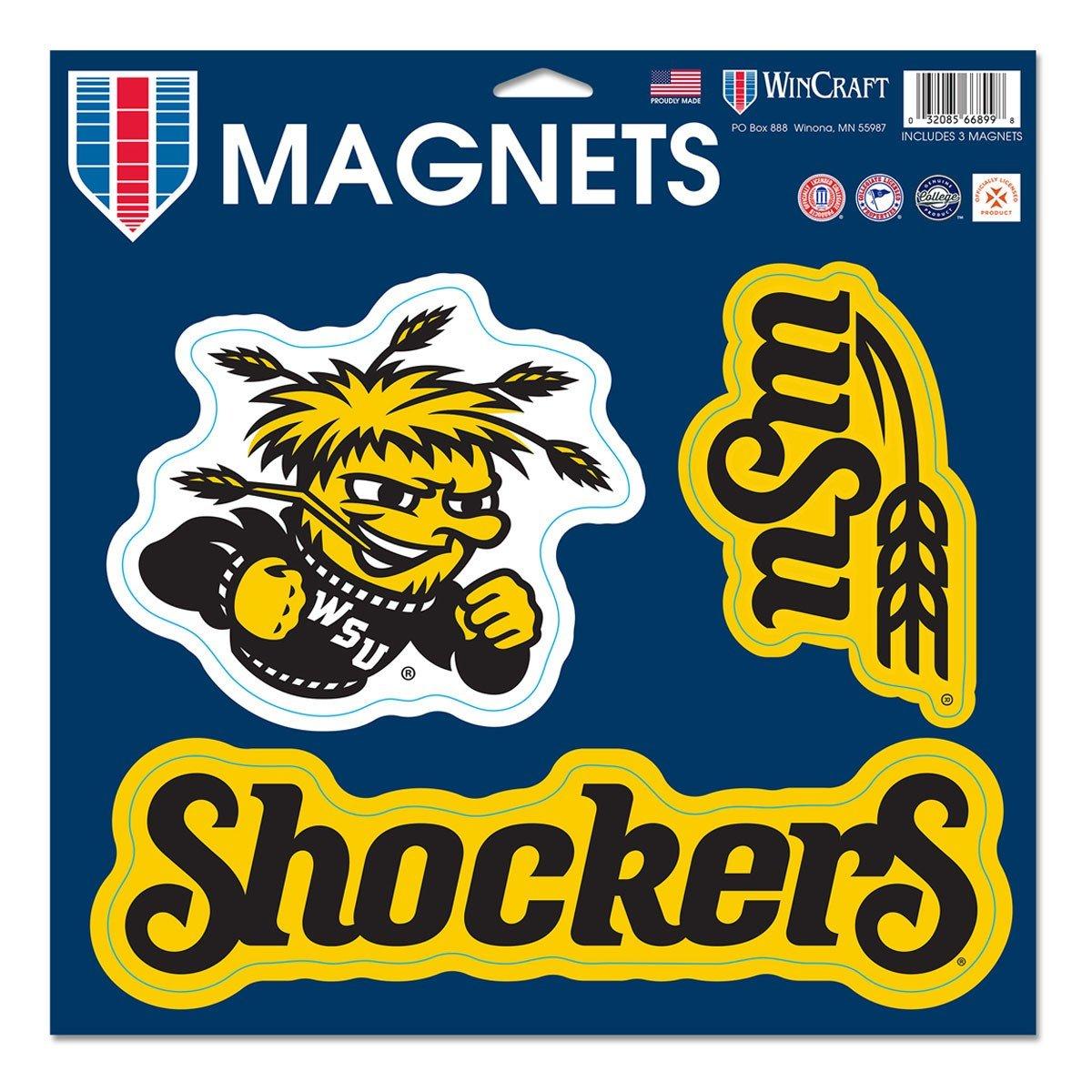 Wincraft Wichita State Shockers 3pk Perfect Cut Magnet