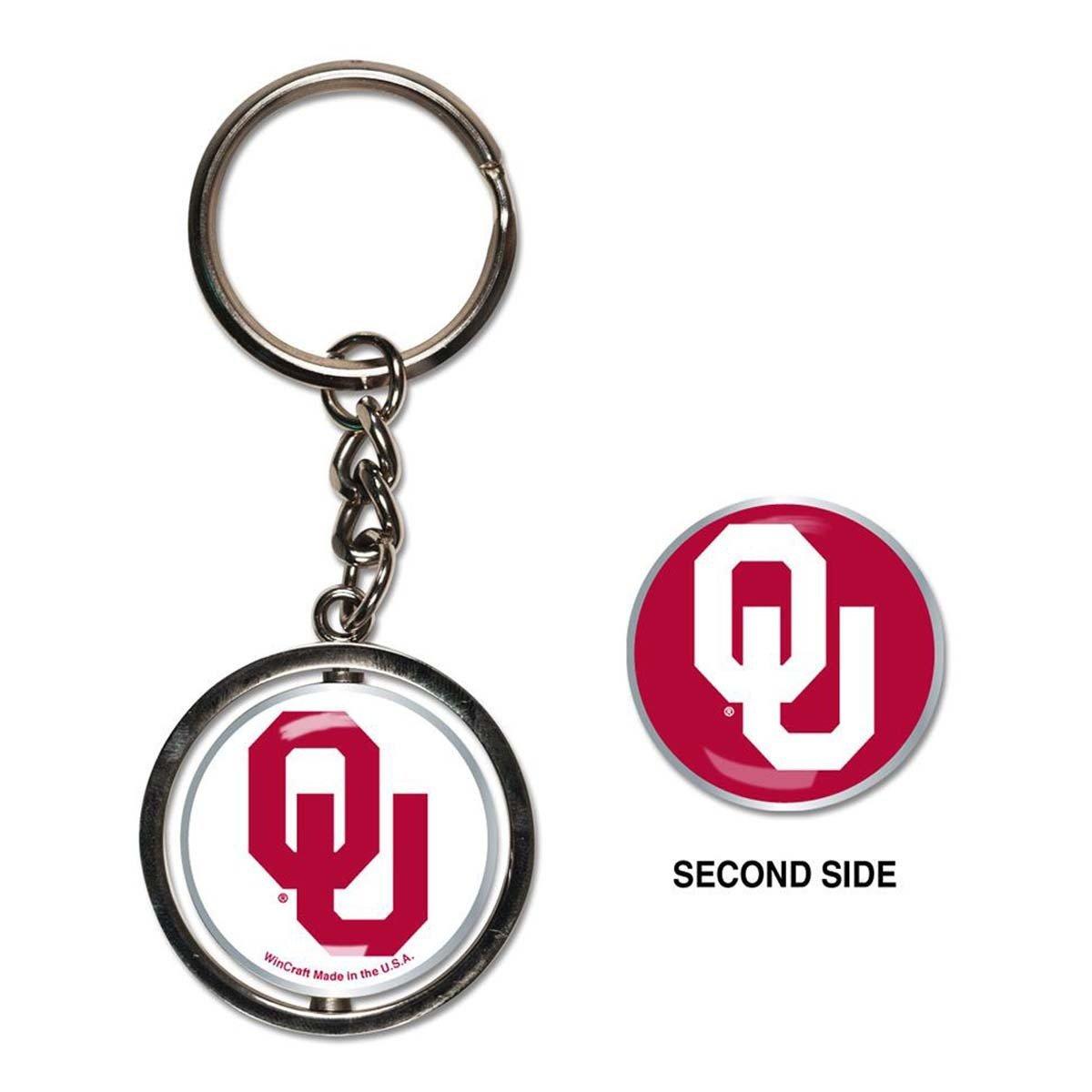 Wincraft Oklahoma Sooners Spinner Key Ring