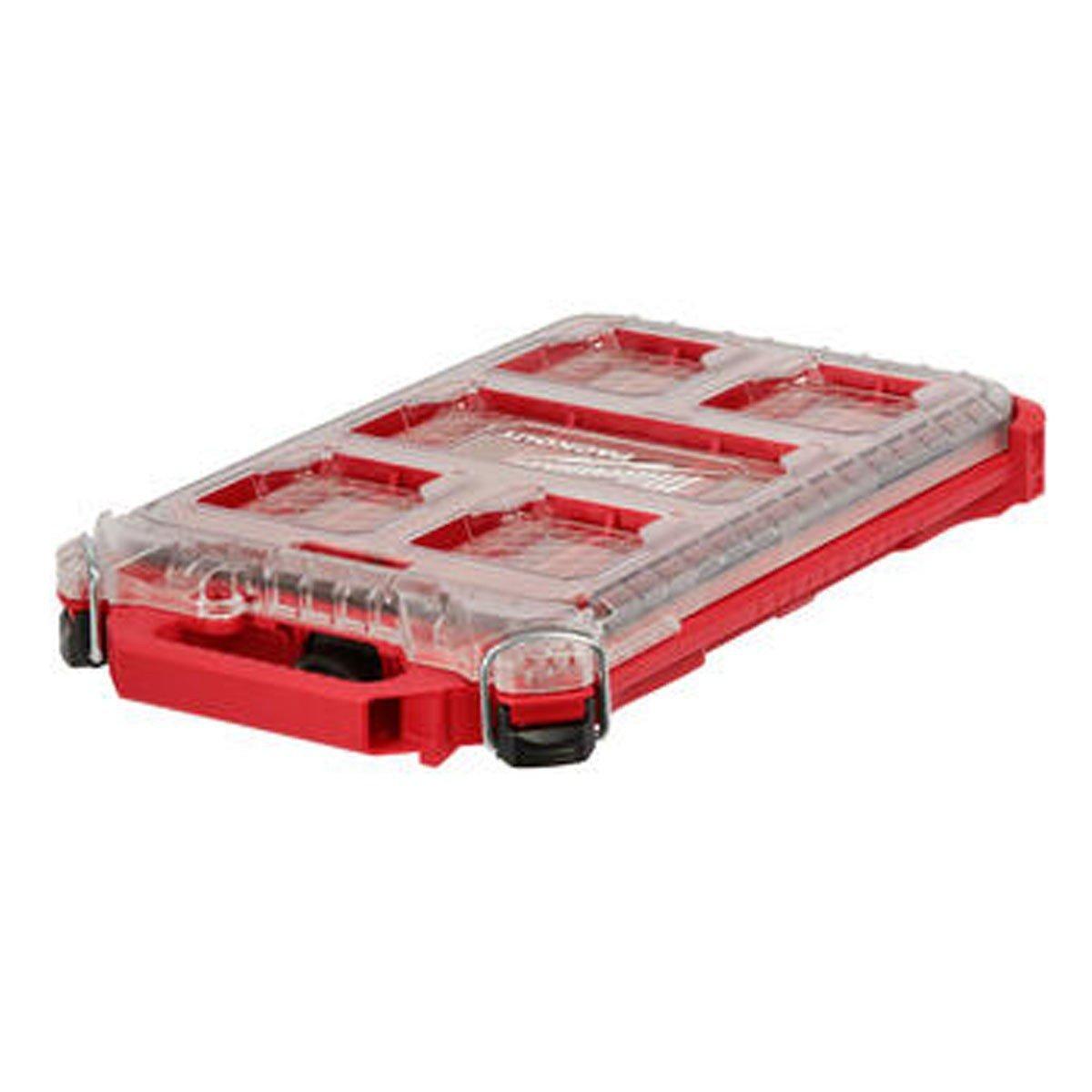 Milwaukee PACKOUT Impact Resistant Poly 5 Compartment Storage Organizer