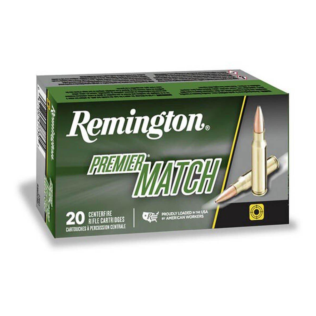 Remington Premier Match 223 Remington Rifle Ammunition 20 Round Box