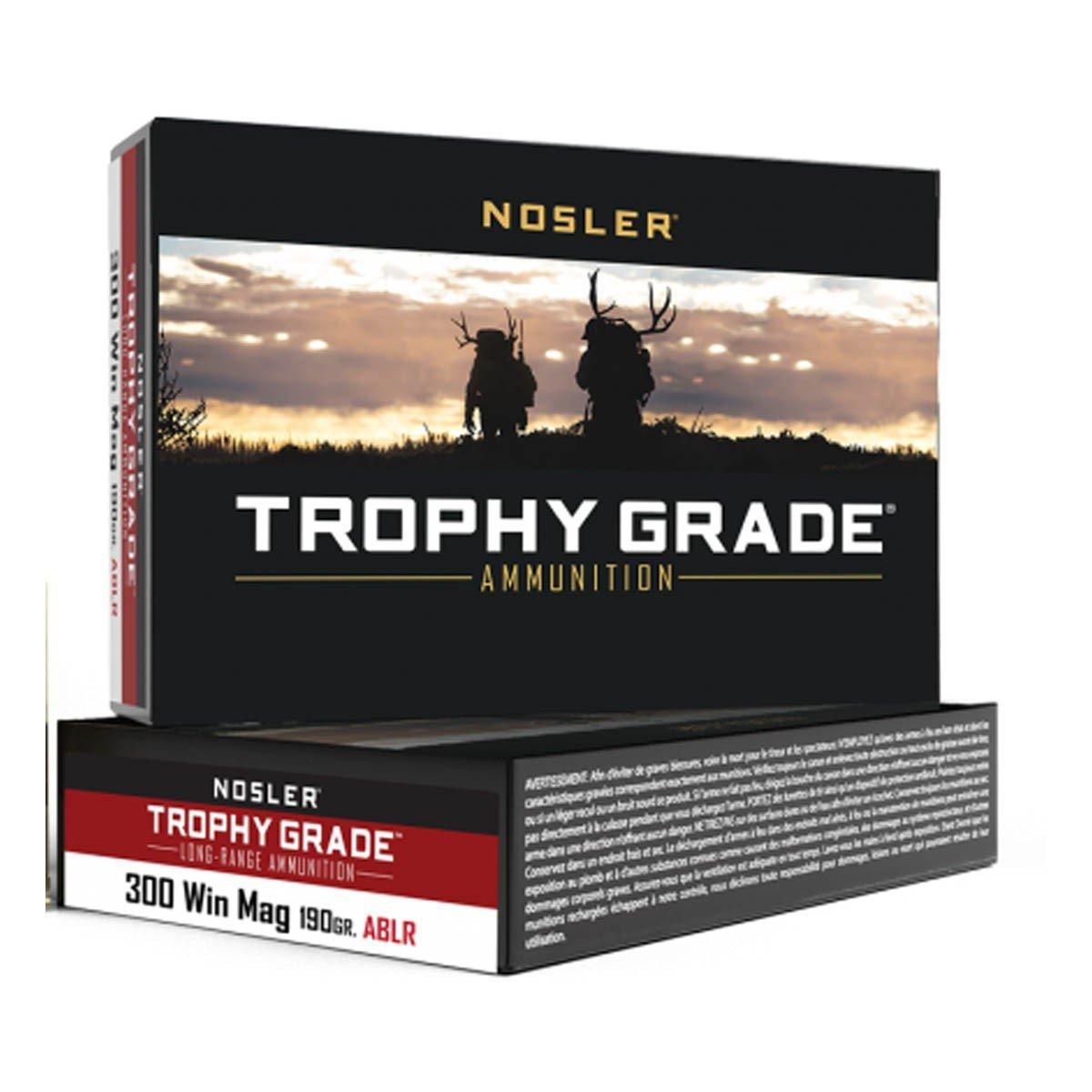 Nosler Accubond Long Range Trophy Grade 300 Winchester Magnum Rifle ...