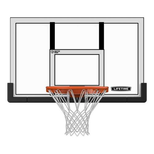 Lifetime Basketball 48" Poly Backboard and Rim Combo