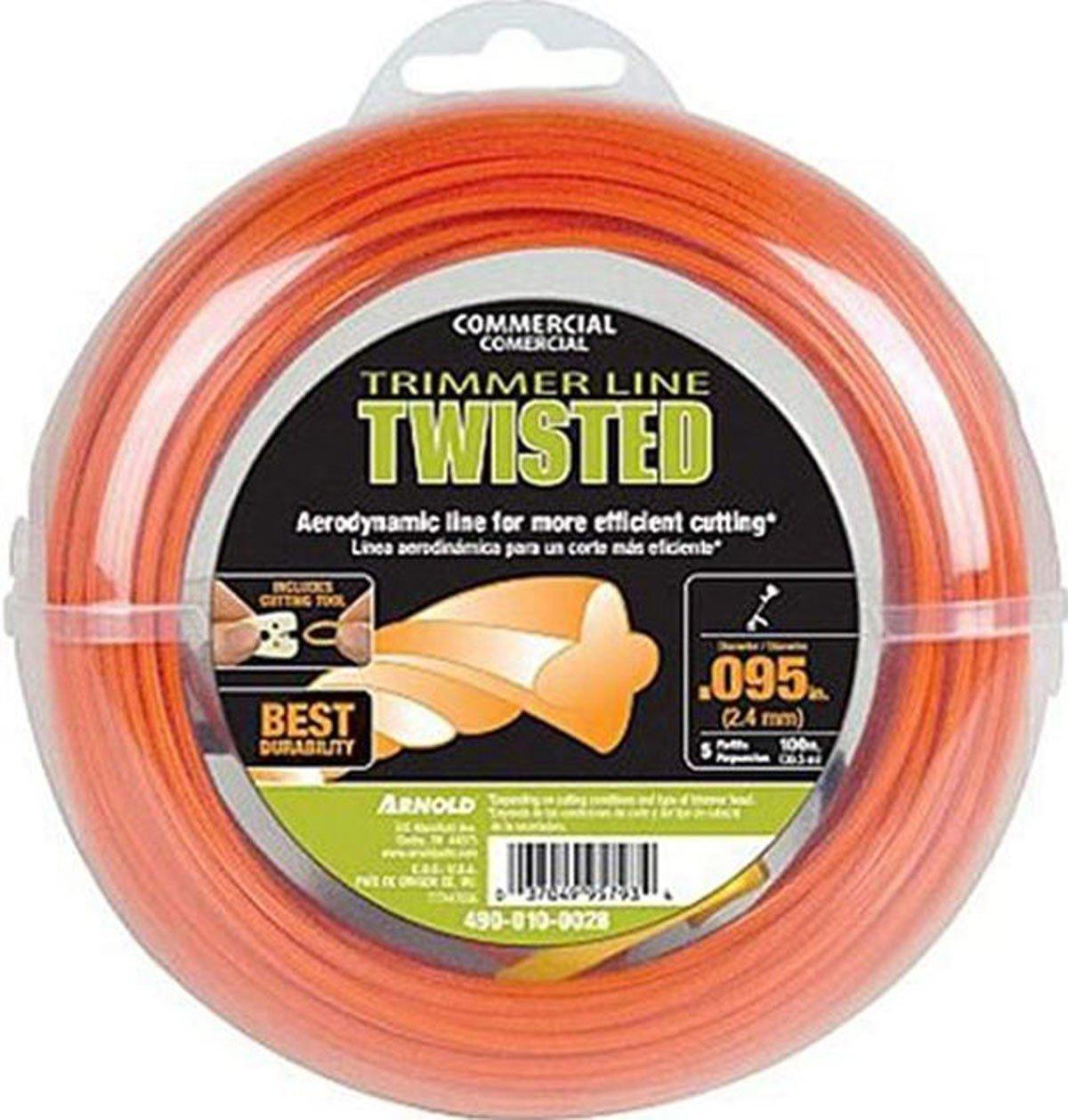 Arnold Trimline .095 in x 100 ft Commerical Twisted Trimmer Line