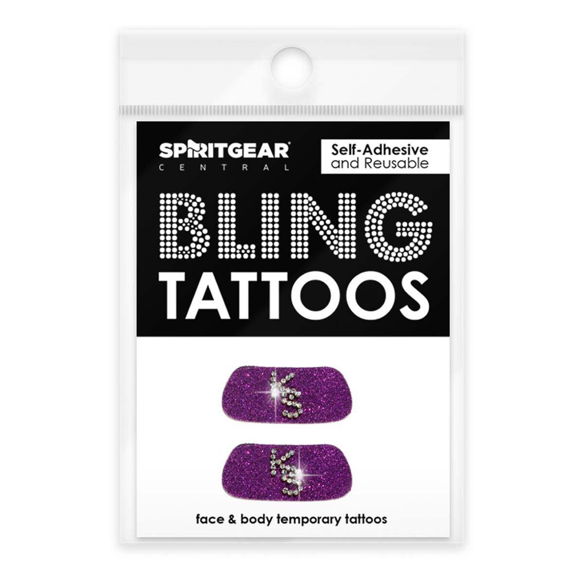 Spirit Gear Kansas State Wildcats 2pk. Bling Eyeblack Sticker