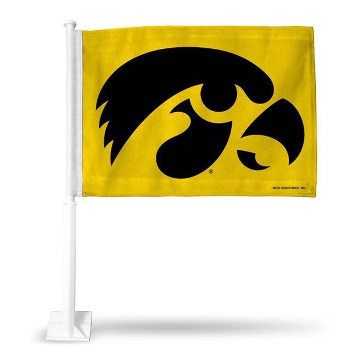 Rico Industries Iowa Hawkeyes Car Flag