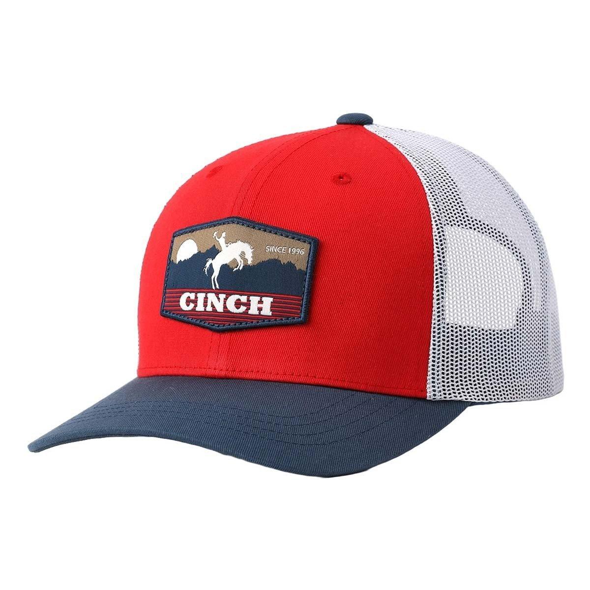 Men's Cinch Bucking Bronco Trucker Snapback Hat