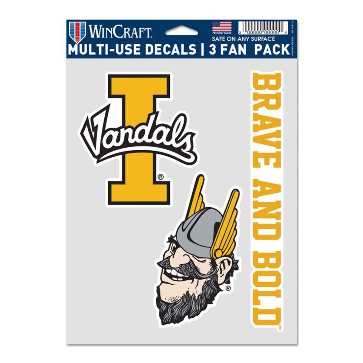 Wincraft Idaho Vandals 3pk Decal