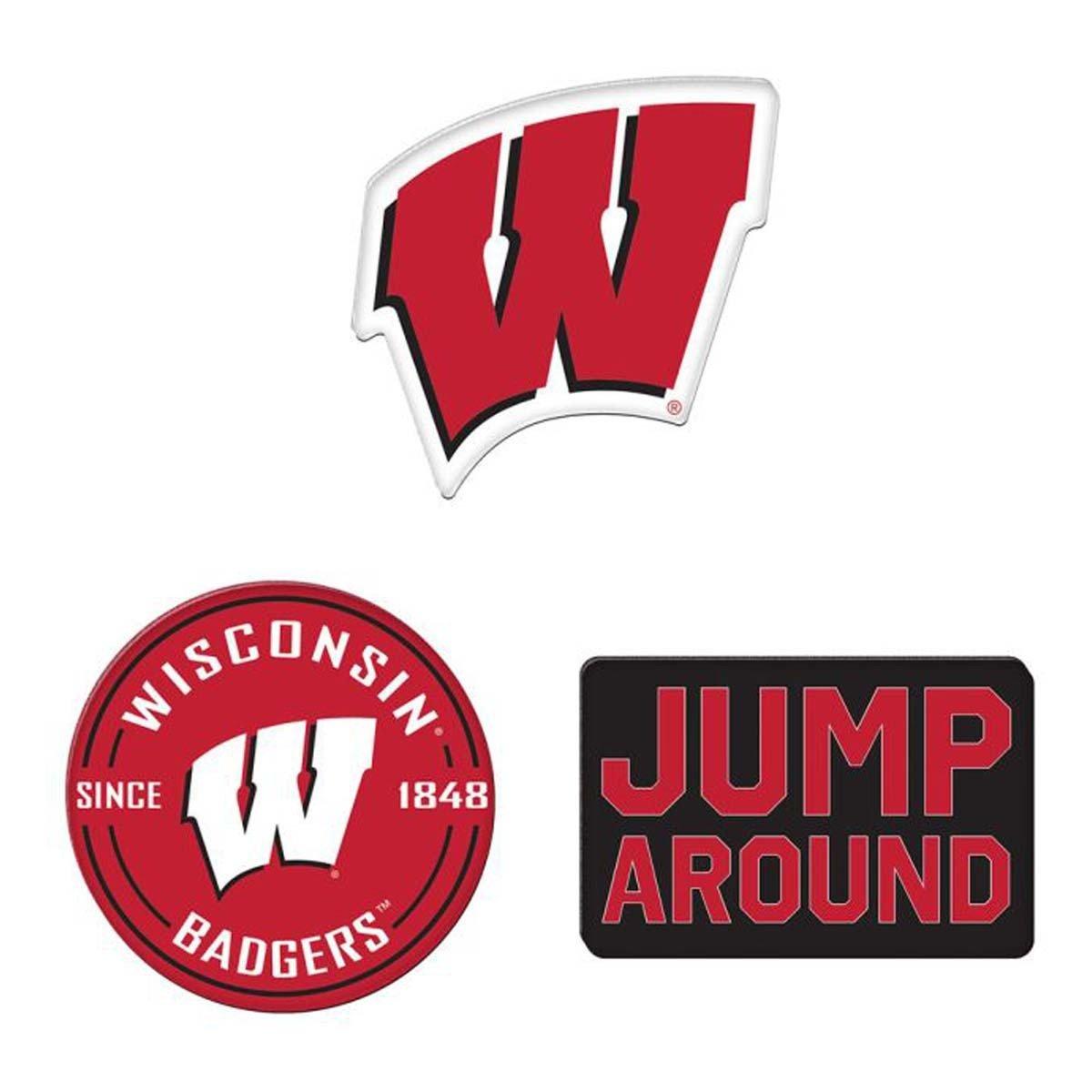 Wincraft Wisconsin Badgers 3pk Magnets