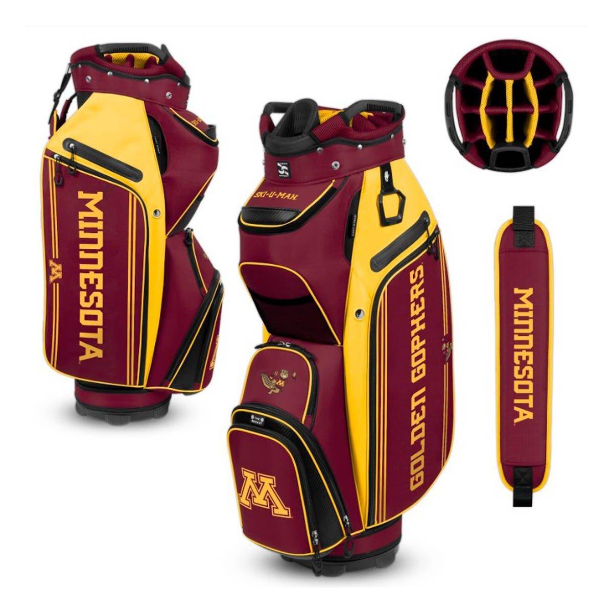 Team Effort Minnesota Golden Gophers Bucket III Cooler 14-Way Golf Cart Bag