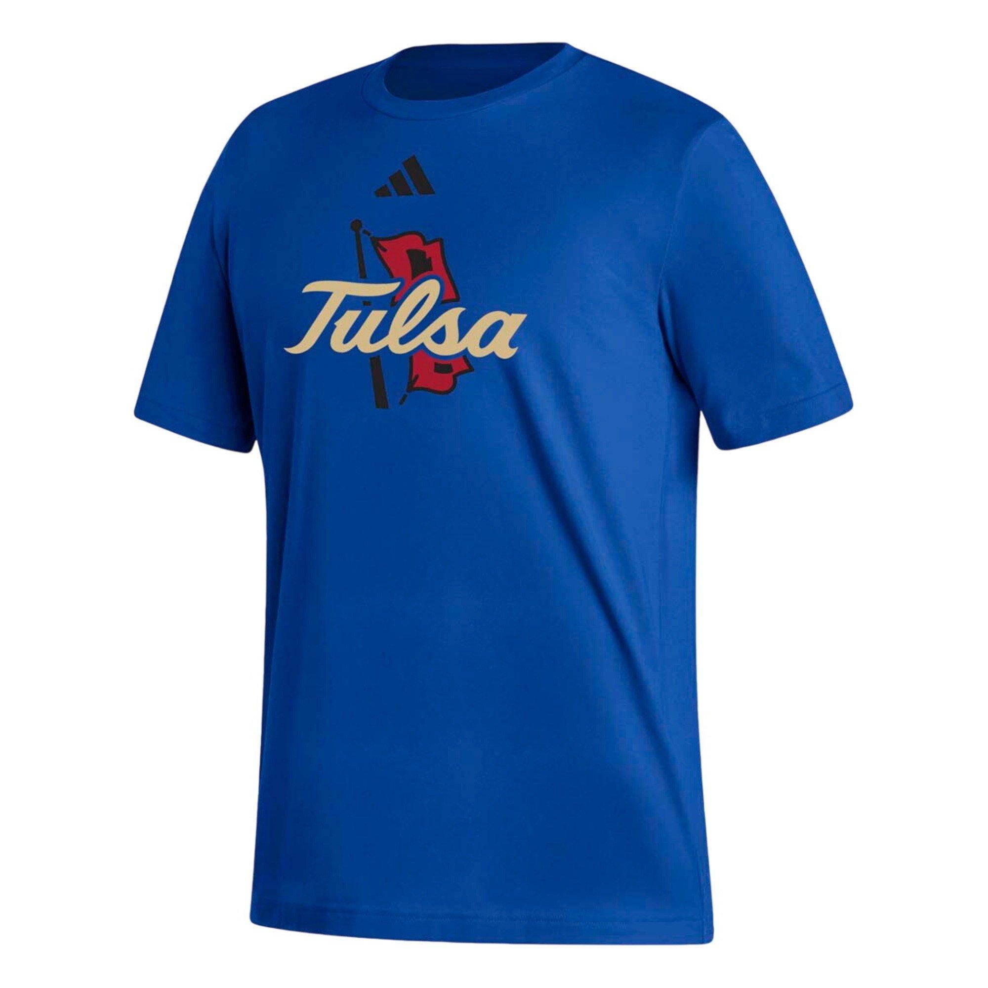 adidas Tulsa Golden Hurricane Logo T-Shirt
