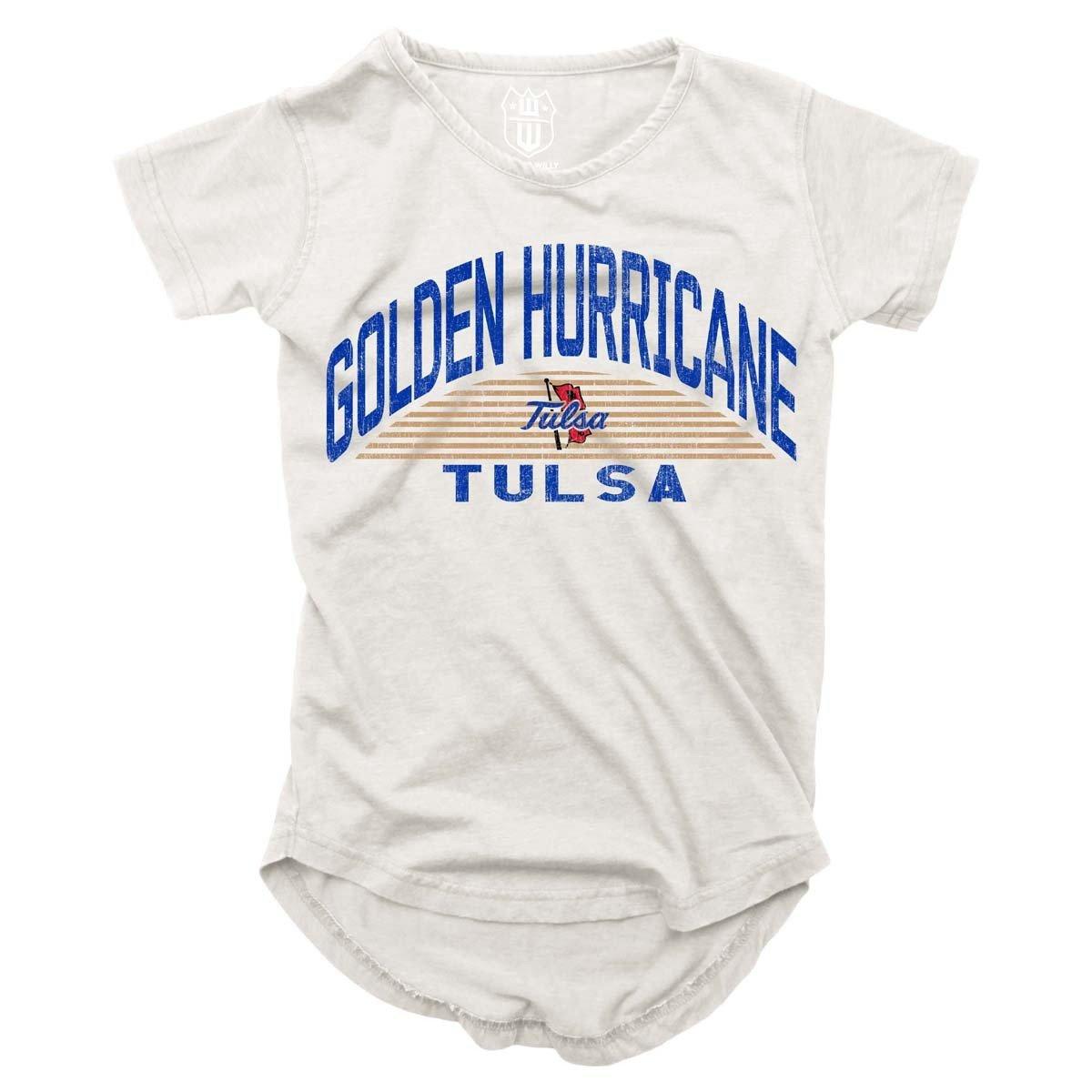 Wes and Willy Girls' Tulsa Golden Hurricane 2024 Basic Logo T-Shirt
