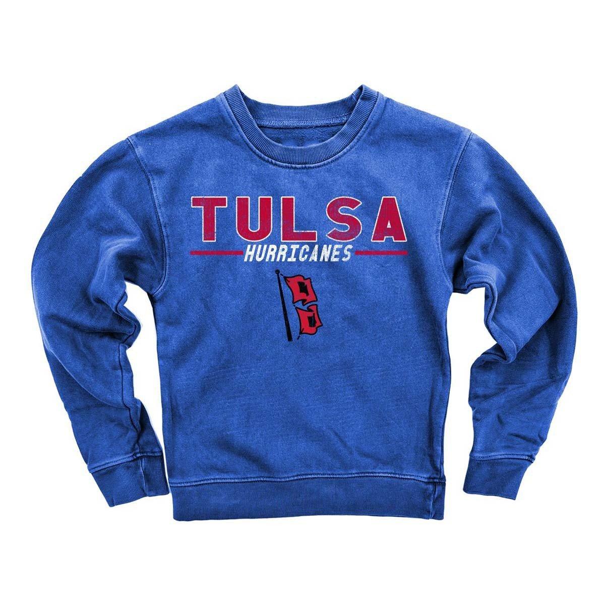 Wes and Willy Girls' Tulsa Golden Hurricane Fleece Crew