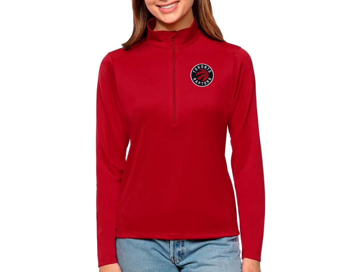 Antigua Women's Toronto Raptors Tribute Long Sleeve 1/4 Zip