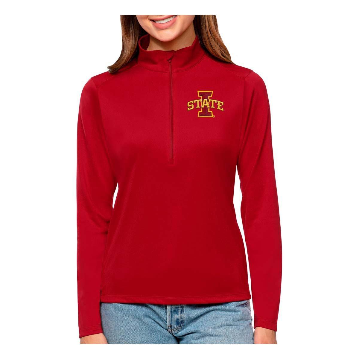 Antigua Women's Iowa State Cyclones Tribute Long Sleeve 1/4 Zip