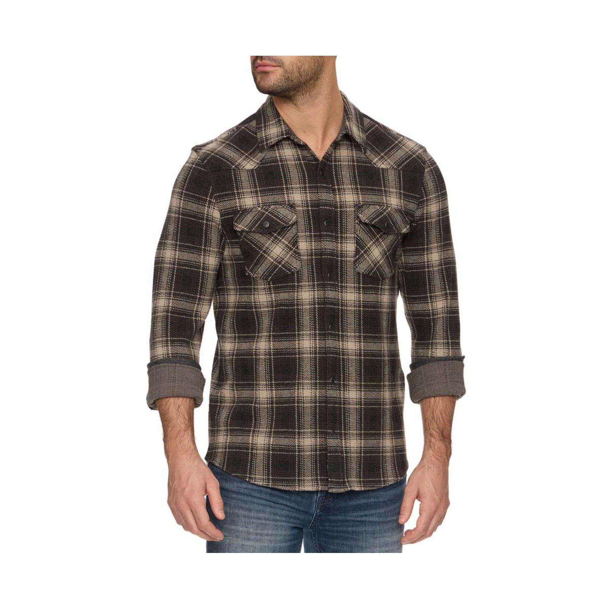 Men's Flag & Anthem Desert Son Hero Stretch Long Sleeve Flannel