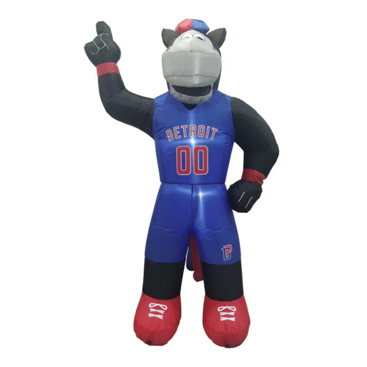 Logo Brands Detroit Pistons Inflatable Mascot