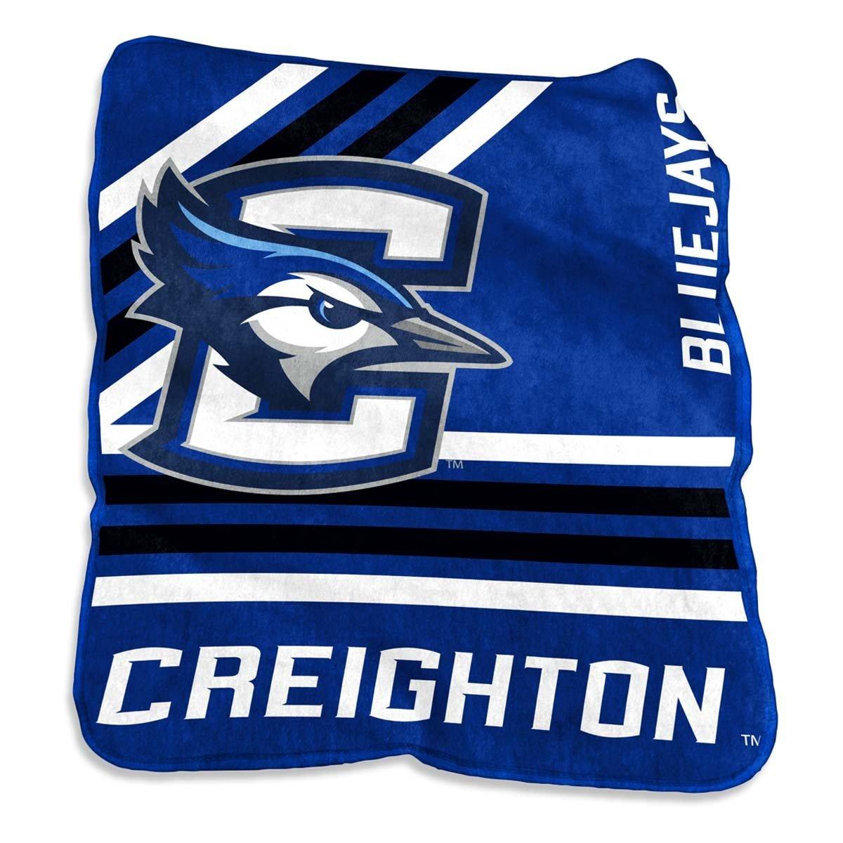 Logo Brands Creighton Bluejays 50x60 Raschel Throw