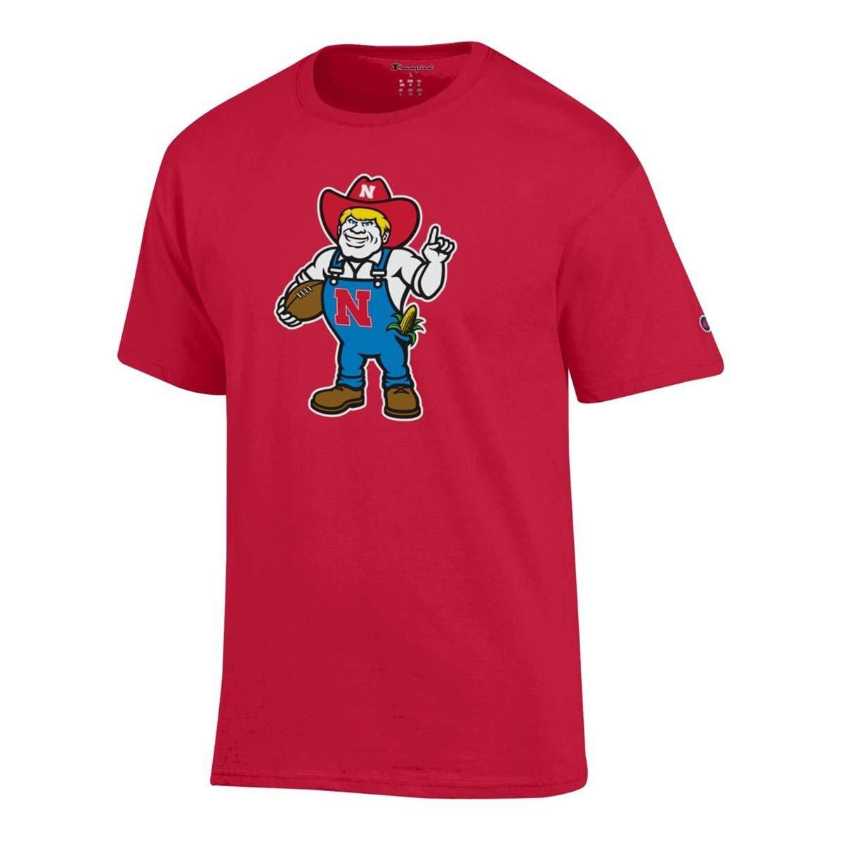 Champion Nebraska Cornhuskers Herbie Football T-Shirt