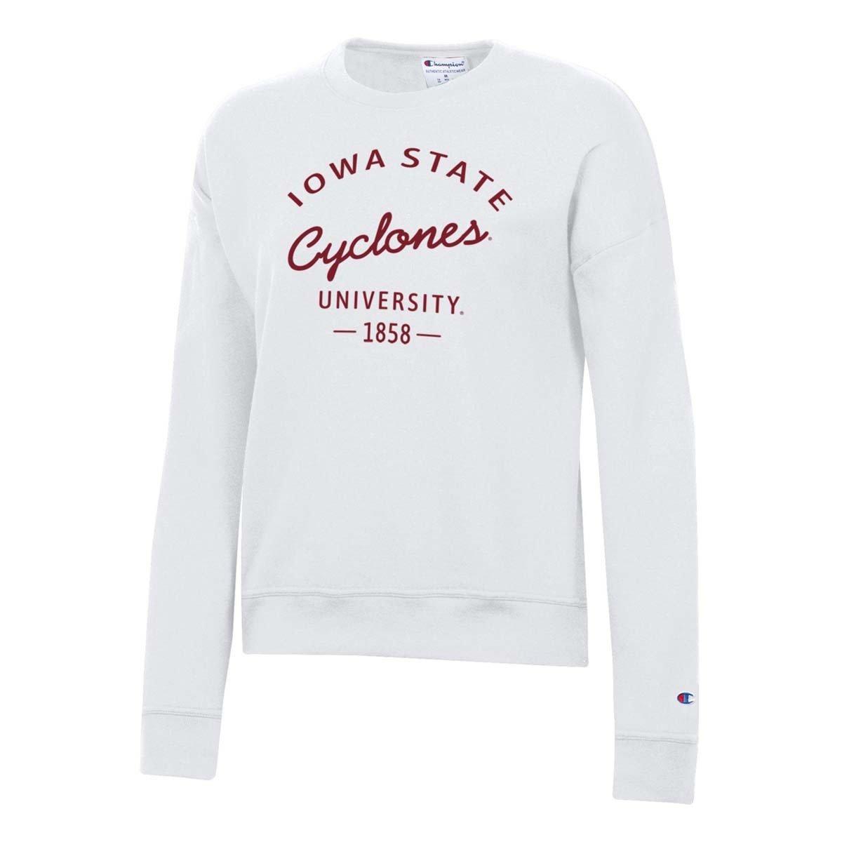 Champion Women's Iowa State Cyclones Powerblend Fleece Crew