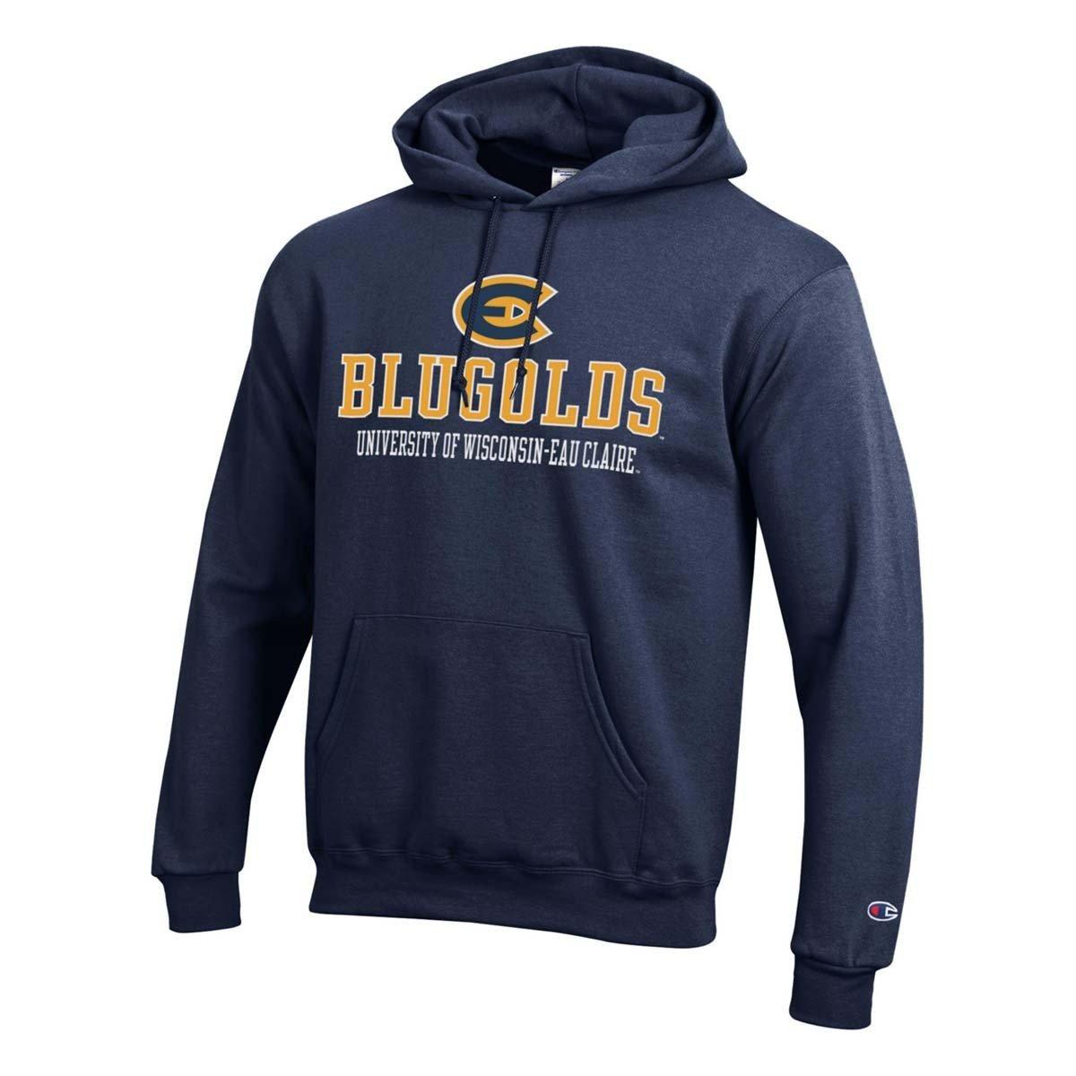 Champion UW-Eau Claire Blugolds Unisex Eco Powerblend Hoodie