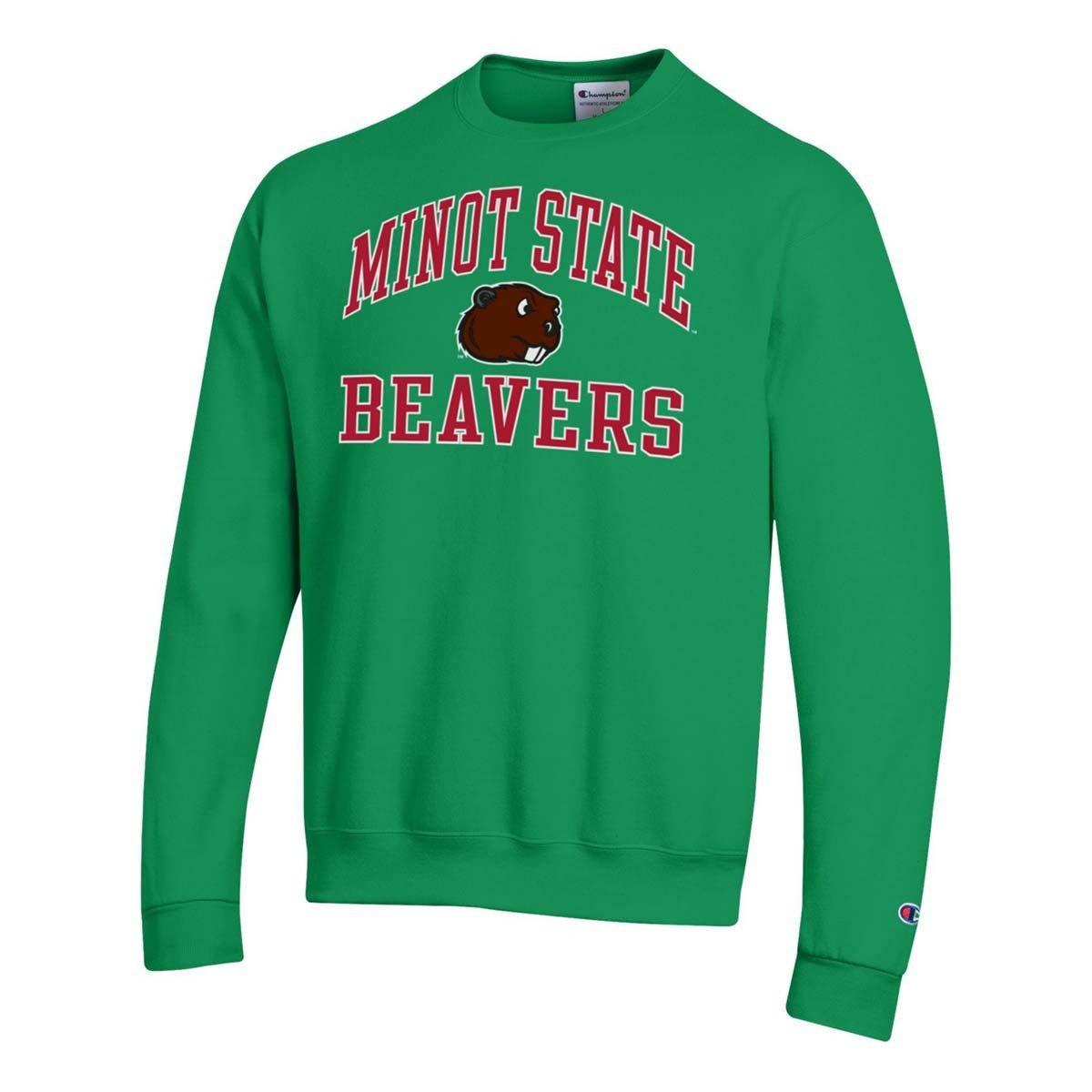 Champion Minot State Beavers Unisex Eco Powerblend Crew