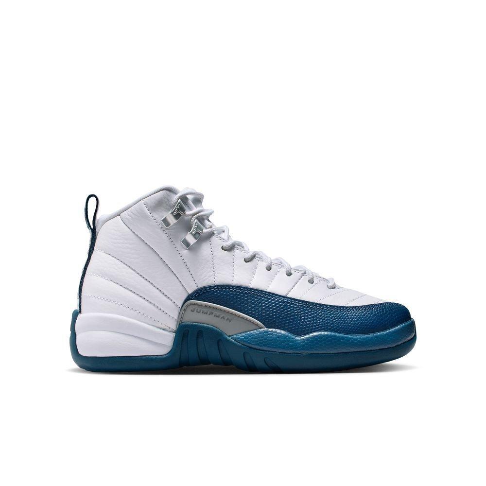Big Kids' Air Jordan 12 Retro "French Blue" Sneakers