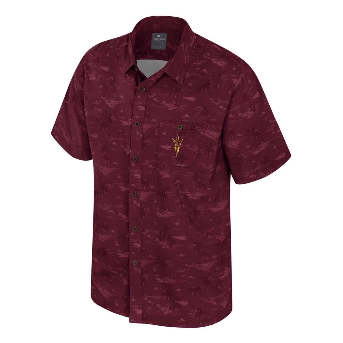 Colosseum Arizona State Sun Devils Atmosphere Camp Button Up