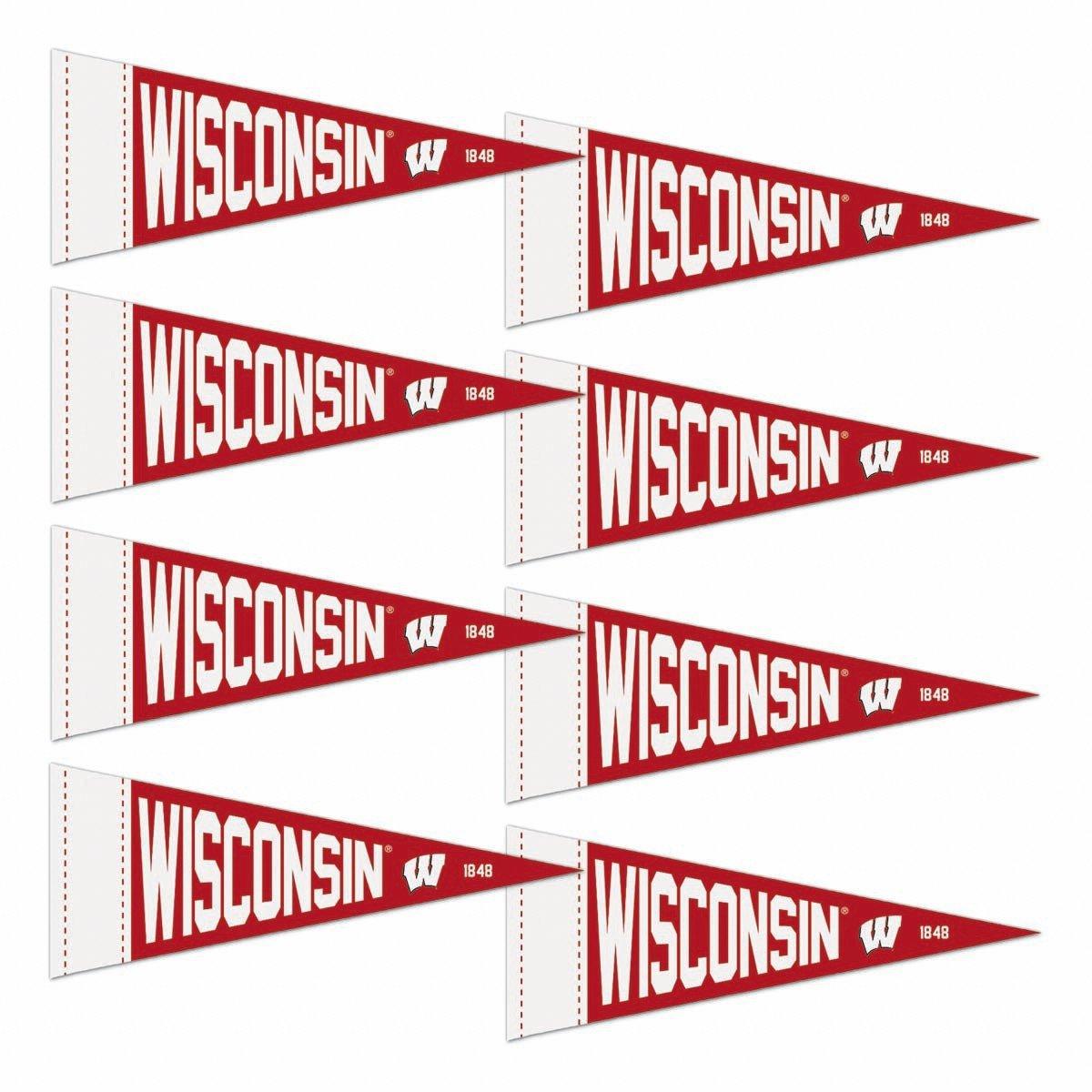 Wincraft Wisconsin Badgers Mini Pennant Party Pack