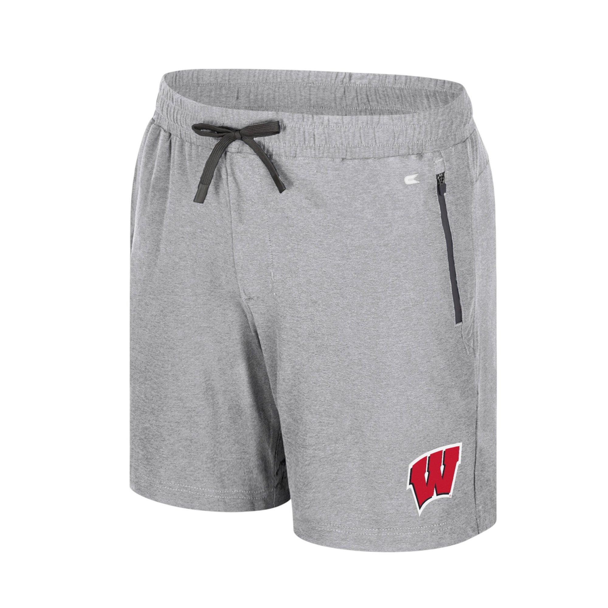 Colosseum Wisconsin Badgers Leto Shorts