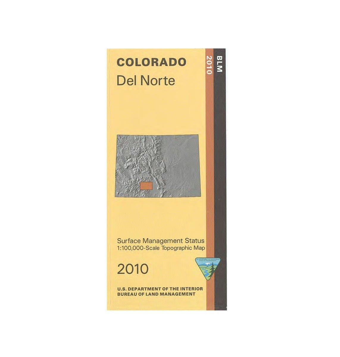 Bureau Of Land Management Del Norte CO Surface Map