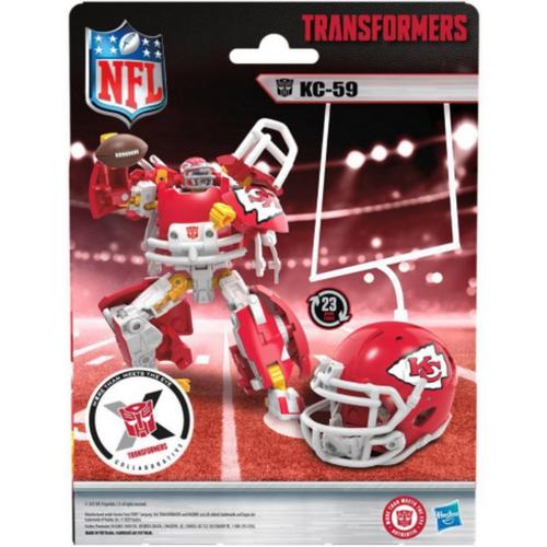 Transformers NFL Kansas City Chiefs KC-59 Action Figure
