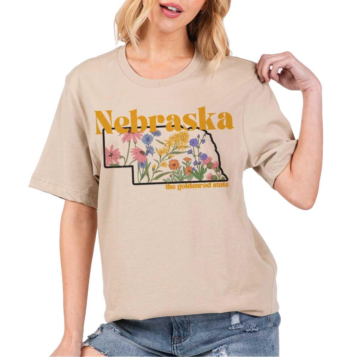 Women's Blume & Co Nebraska The Goldenrod State T-Shirt
